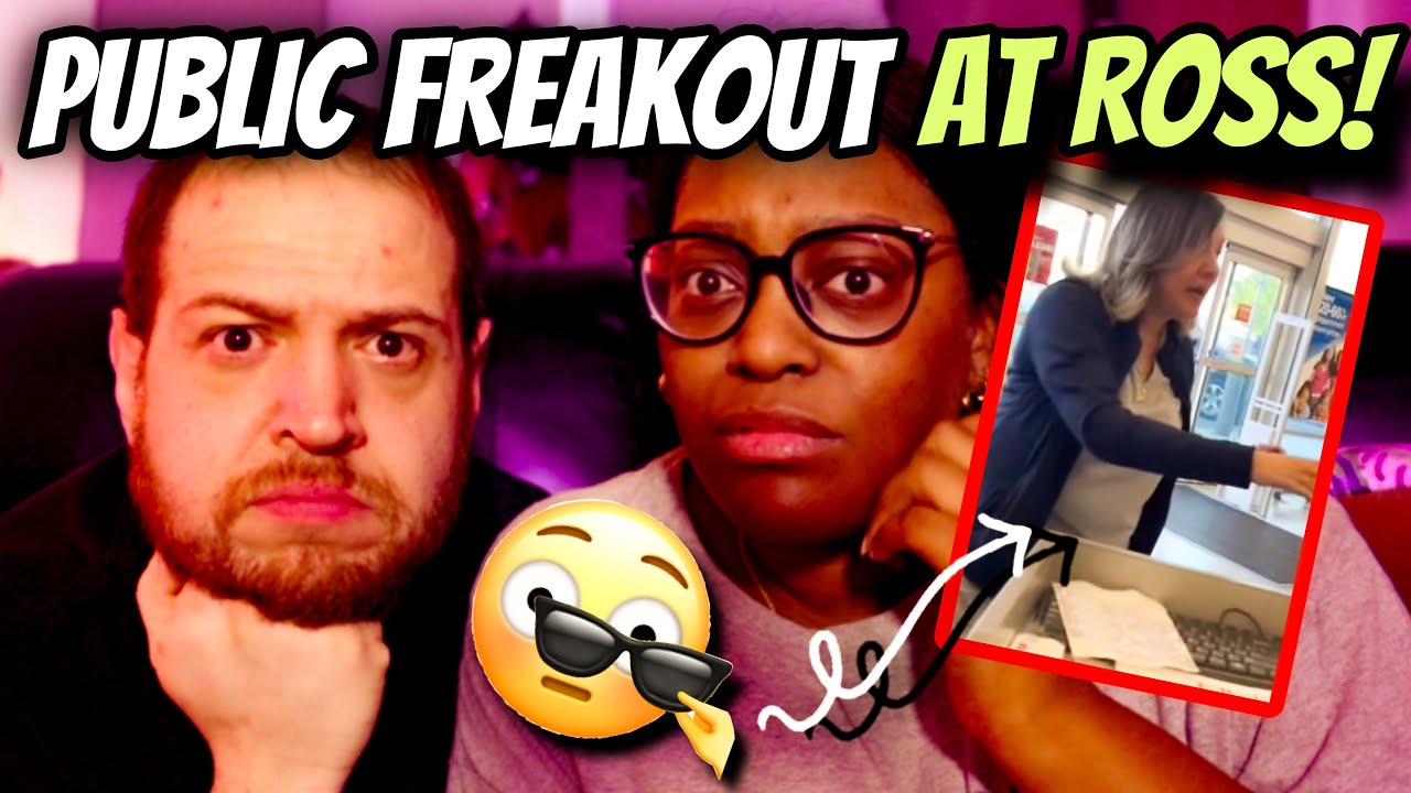 Angry yelling Karen has a PUBLIC FREAKOUT at ROSS! - YouTube