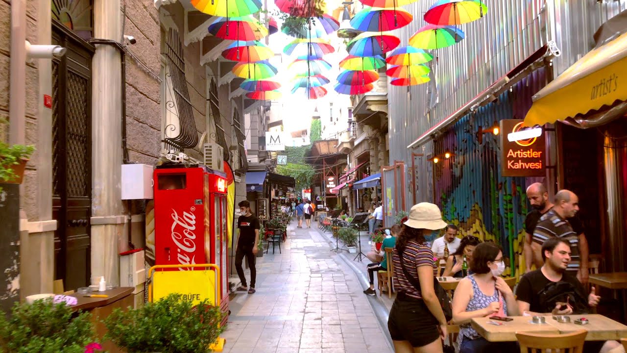 Walking Tour in Taksim Beyoglu İstanbul 2020 4K - YouTube