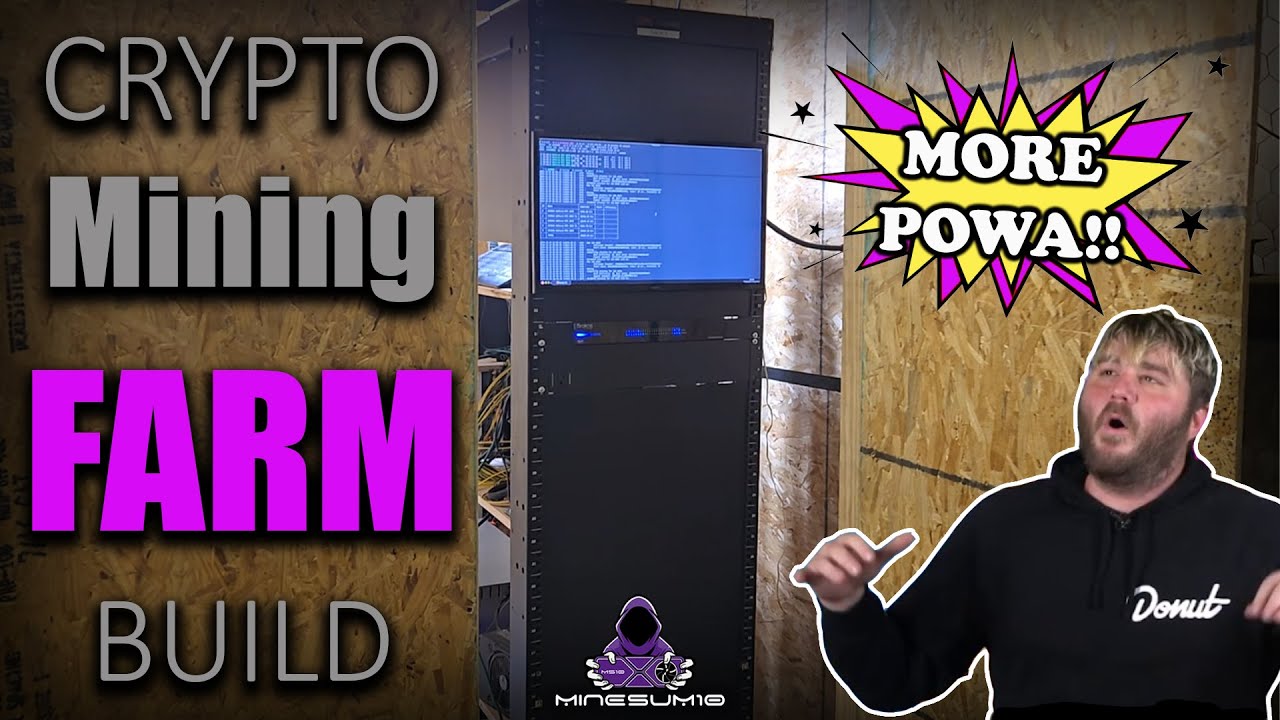 Major Upgrades to Crypto Mining Farm : Time Lapse Build - YouTube