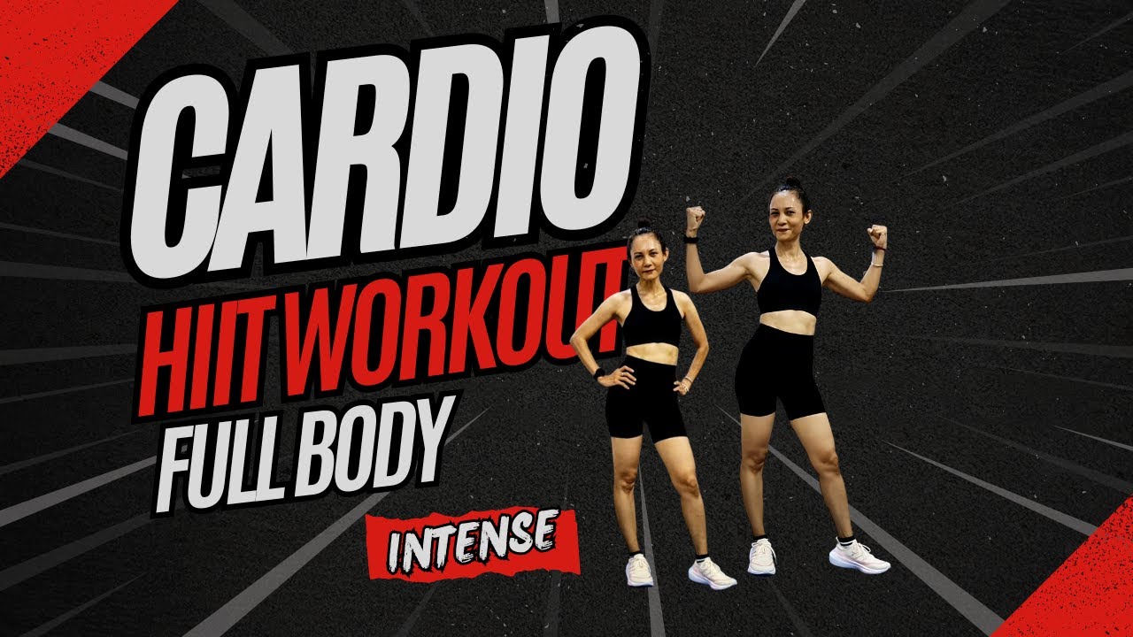 Cardio HIIT Workout,25 Min Full Body, Intensity (เบิร์นทั่วร่าง)🔥 - YouTube