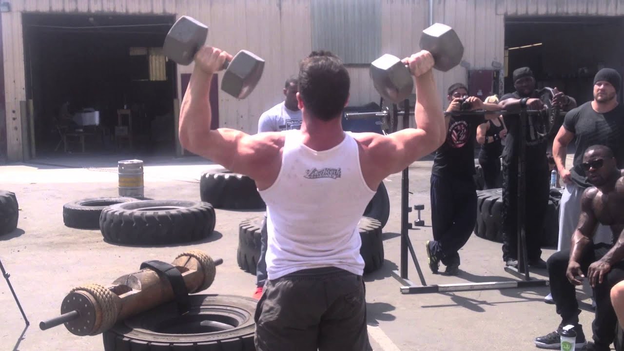 Raw Footage: Iron Addicts Shoulder Workout featuring Mike Rashid, Big ...