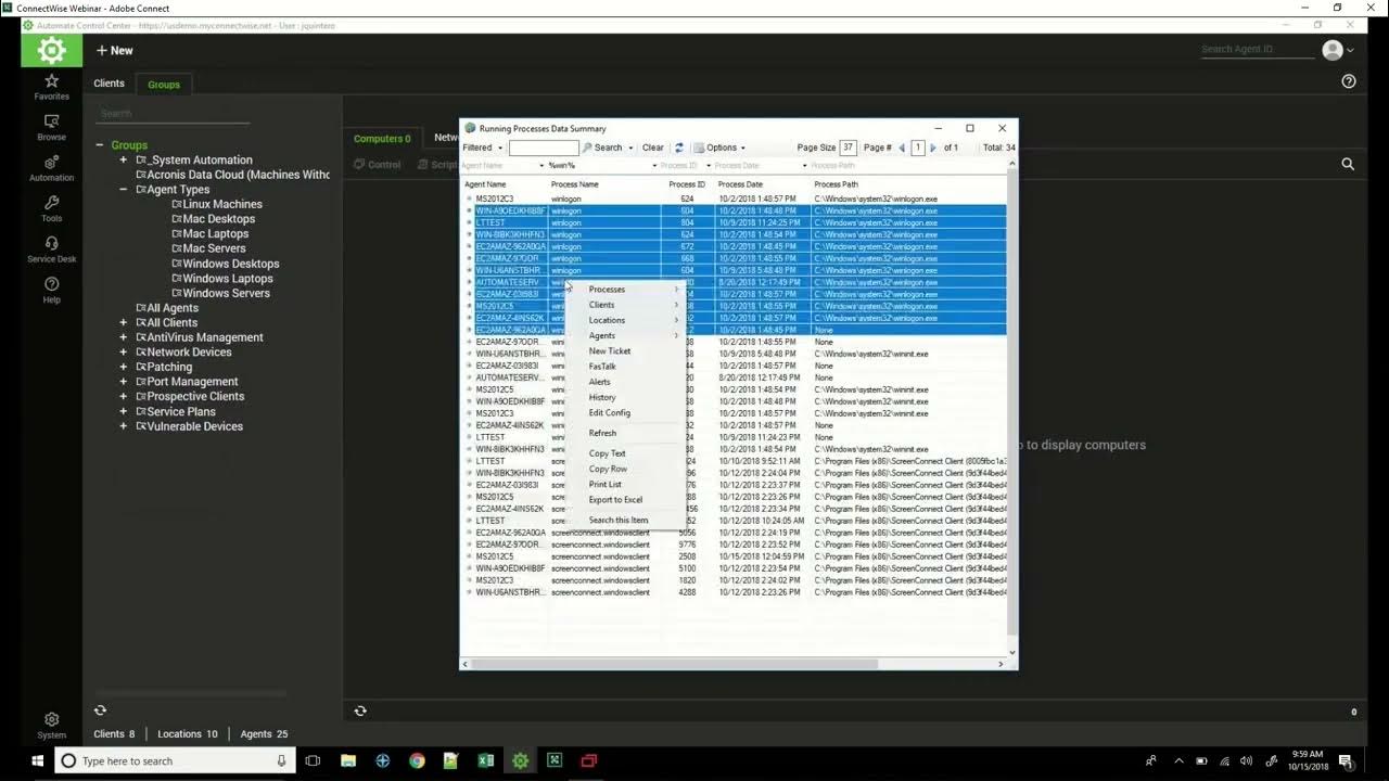 ConnectWise Automate Demo - YouTube