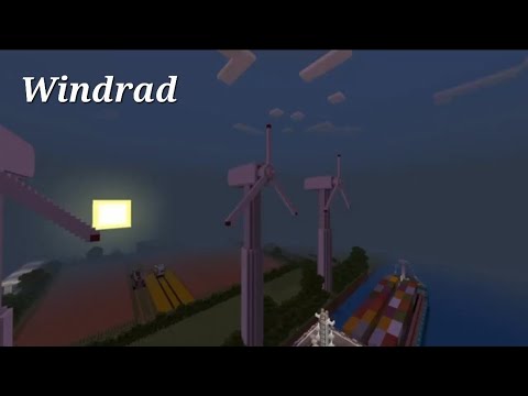 Minecraft Tutorial:"Wie baut man ein Windrad" 2022 Minecraft City - YouTube