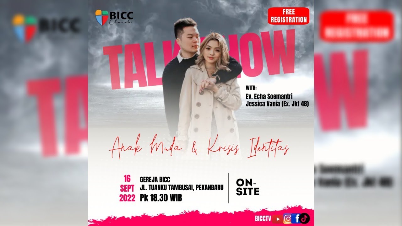 Talkshow "Anak Muda & Krisis Identitas" | Ev. Echa Soemantri & Jessica ...