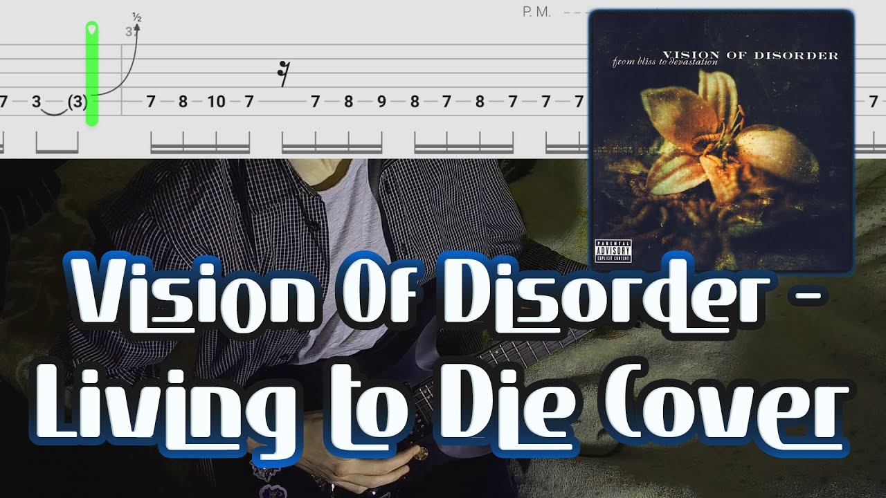 Vision Of Disorder - Living to Die | Guitar Cover + TABS - YouTube