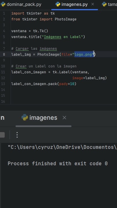 ¡Revitaliza tus Interfaces en Python! Aprende a Integrar Imágenes en Labels con Tkinter - YouTube