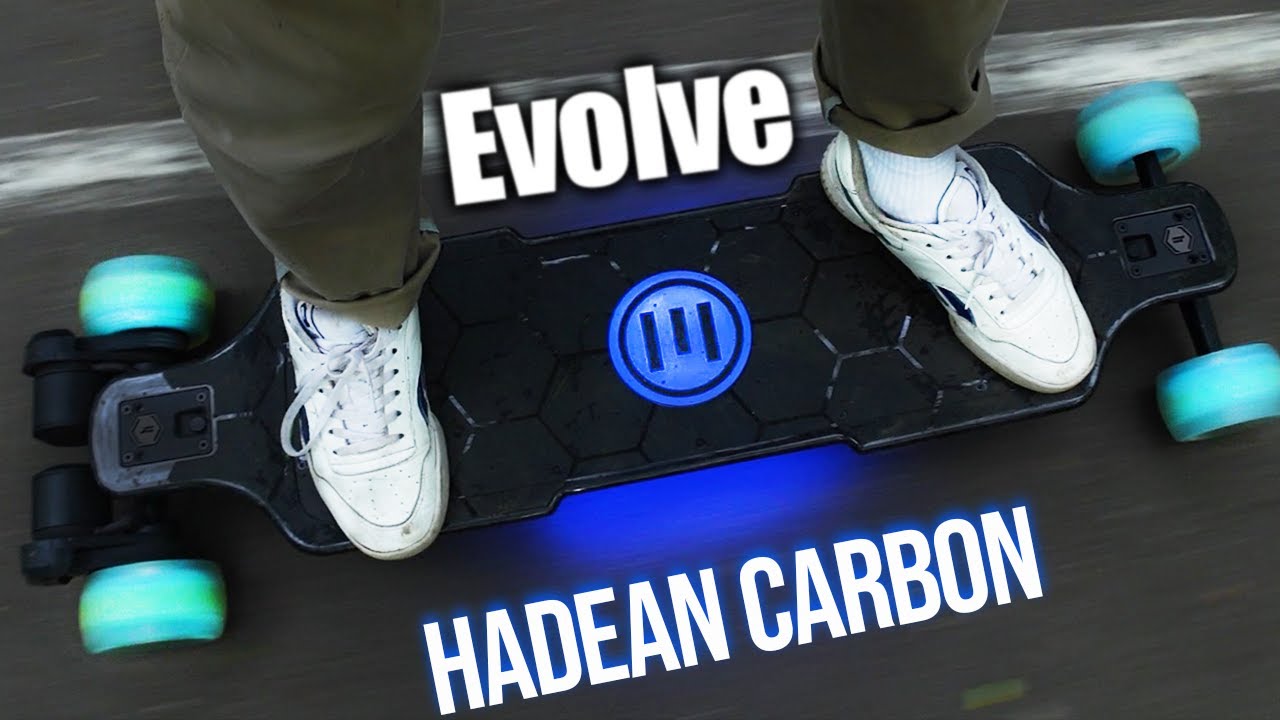 Тест на скорость / Электроскейт Evolve Hadean Carbon - YouTube