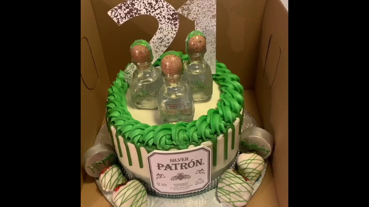 Patron Inspired Cake - YouTube