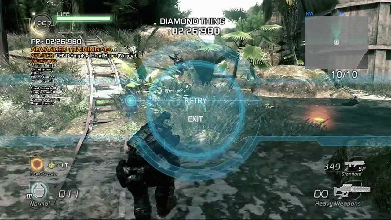 LOST PLANET 2: Advanced Training Map 4 (All Gold) - YouTube