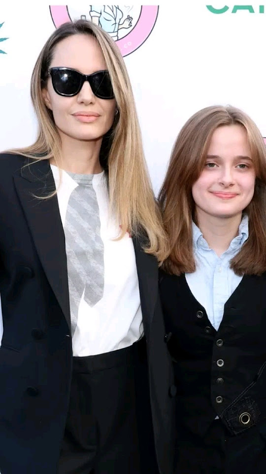 Angelina Jolie And Vivienne Jolie Wore Matching Outfits Youtube