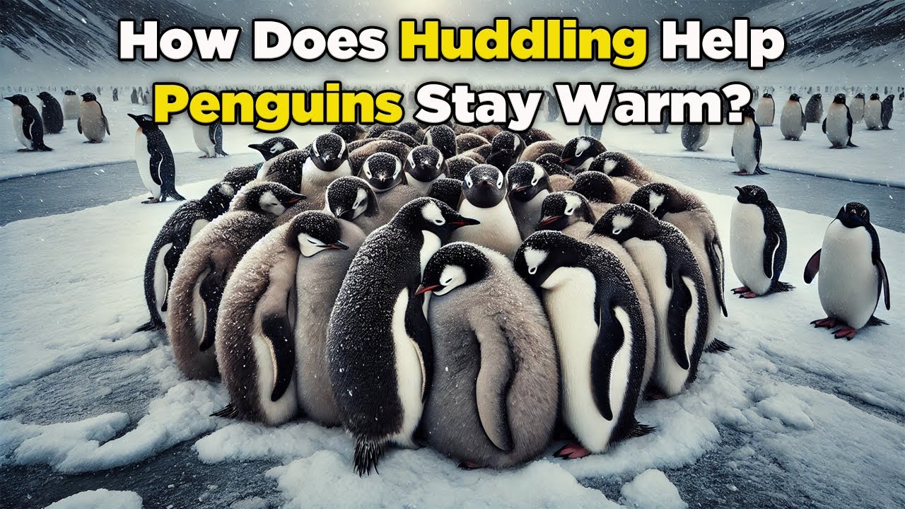 How Does Huddling Help Penguins Stay Warm? #penguins #huddling - YouTube