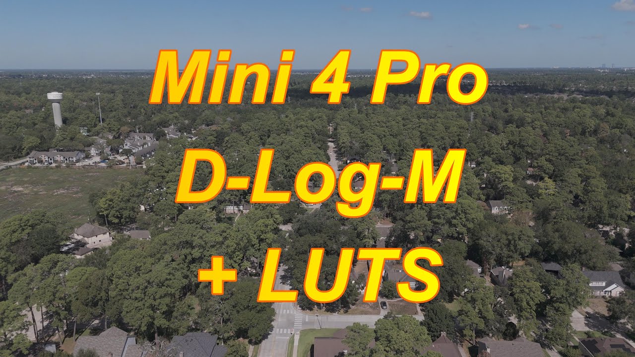 1st Flight of the Mini 4 Pro and D-log-M demo - YouTube