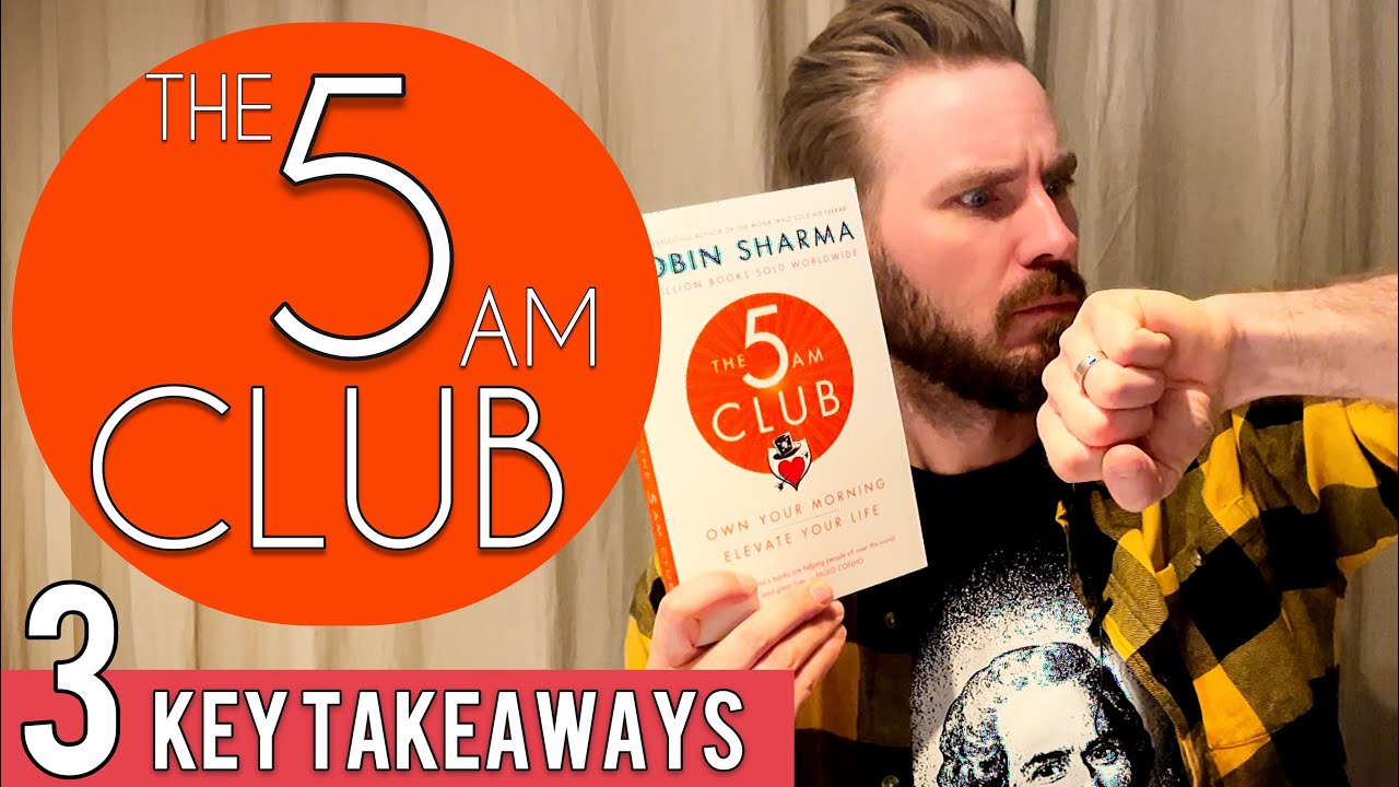 3 Key Lessons from The 5 AM Club | Book Review & Summary - YouTube