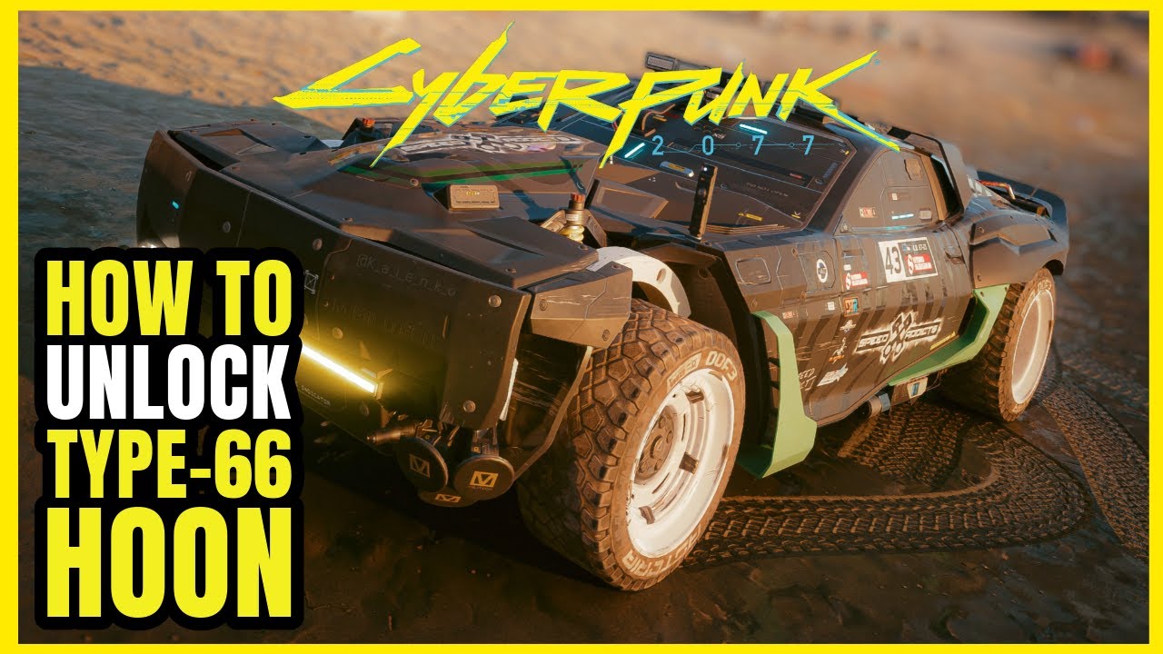 How to get the free Type-66 'Hoon' car in Cyberpunk 2077 - YouTube