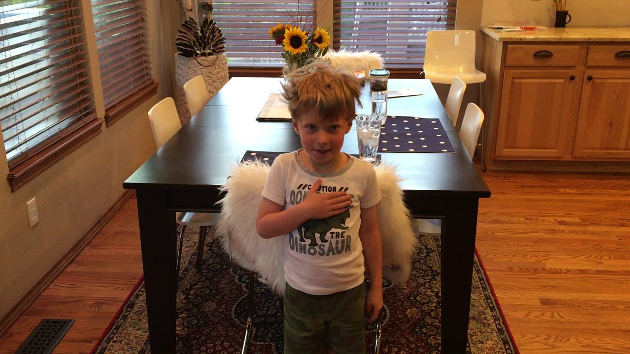 Brody singing the Pledge of Allegiance - YouTube