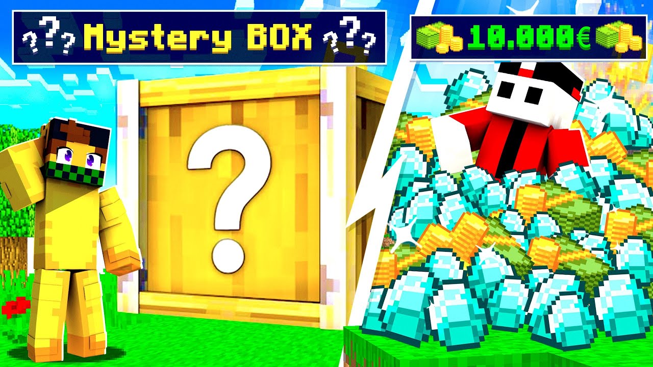 MINECRAFT MA PREFERISCI MISTERY BOX o 10.000€ - YouTube