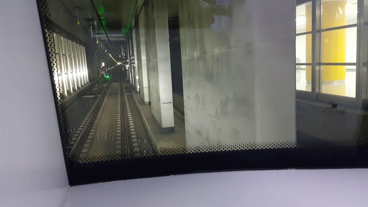 DX-LINE 신분당선 강남발 D02편성 열차 광교행 강남-양재 주행영상 - YouTube