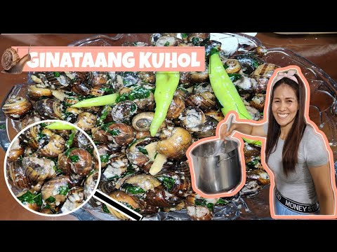 COOKING GINATAANG KUHOL - YouTube