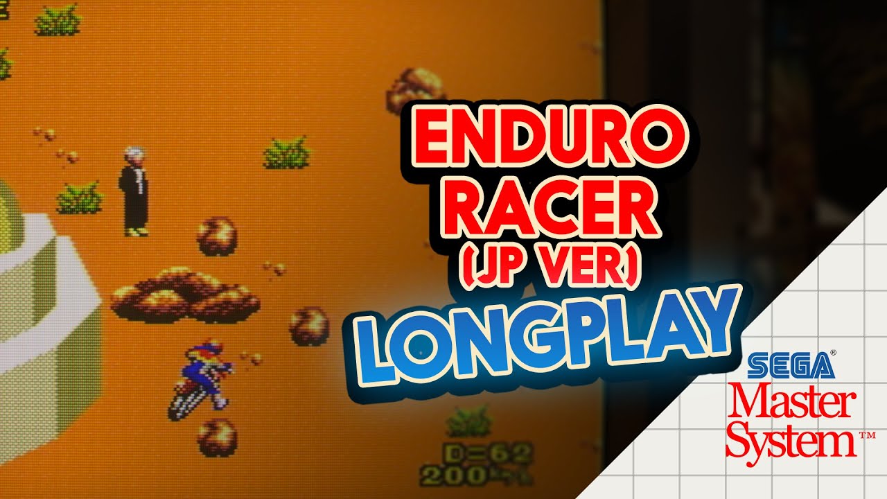 Enduro Racer (JP ver) - 1987 - Master System | LONGPLAY - YouTube