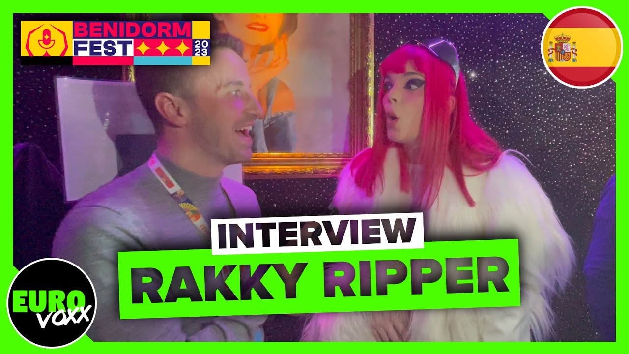 RAKKY RIPPER - TRACCIÓN (INTERVIEW) // BENIDORM FEST 2023 // Spain ...