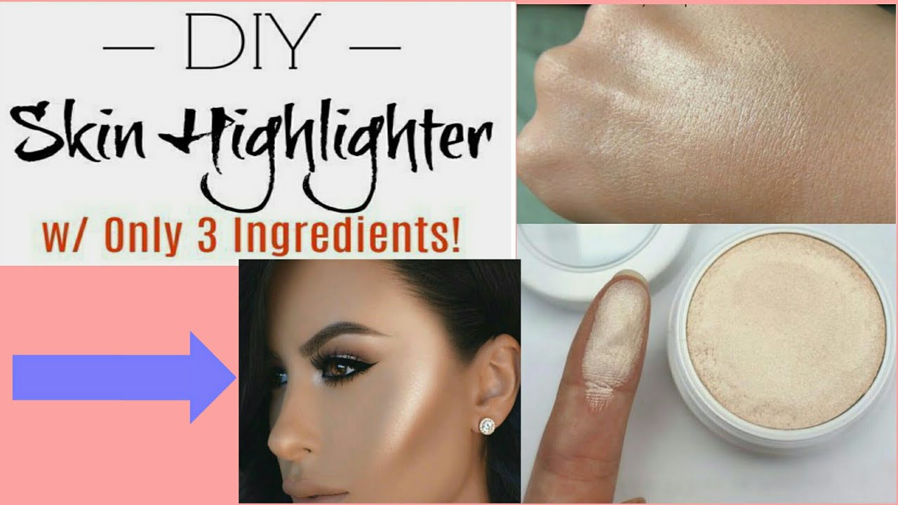 DIY highlighter Make your own shade | Cream highlighter - YouTube
