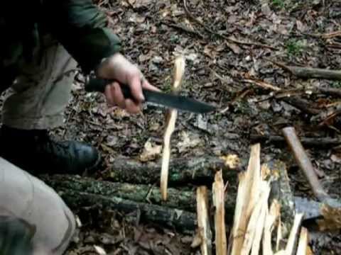 How To Make Kindling - YouTube
