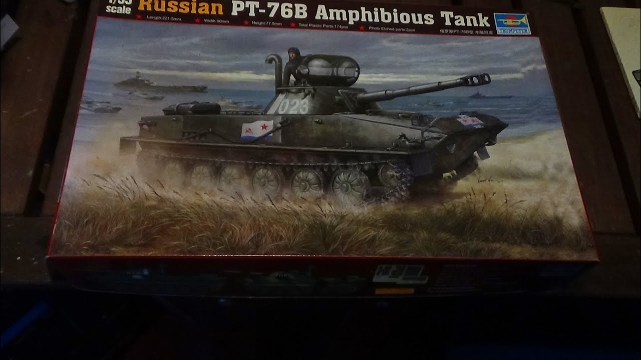 Inbox Review of the 1/35 Scale PT-76B from Trumpeter - YouTube