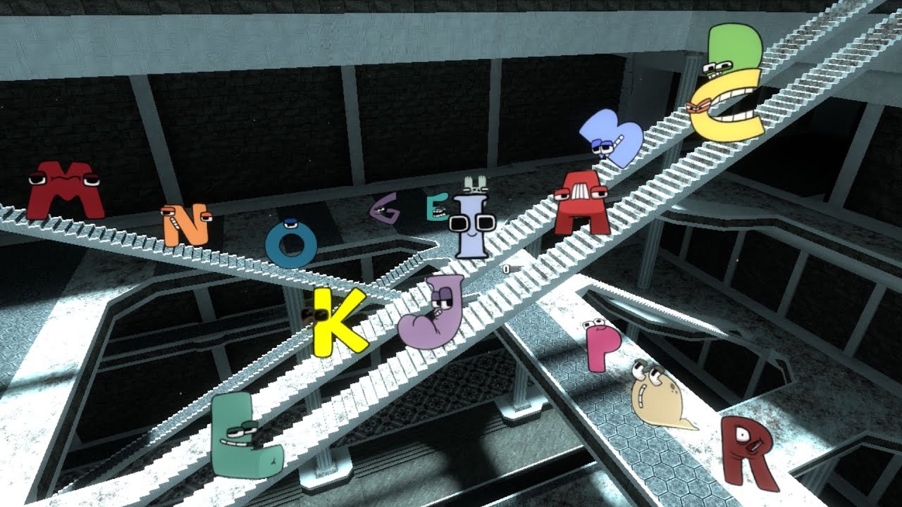 Chasing Alphabet Lore Nextbot Gmod - YouTube