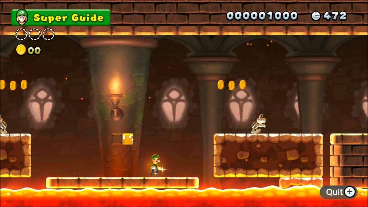 Let's Play Super Mario Bros U: Part 5 Super Guide! - YouTube