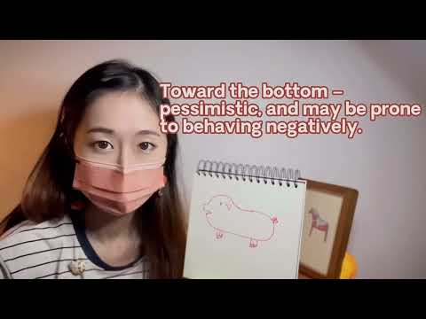ASMR English Draw the Pig Personality Test - YouTube