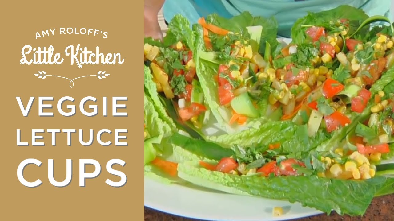 Amy Roloff Makes Veggie Lettuce Cups - Amy Roloff's Little Kitchen ...