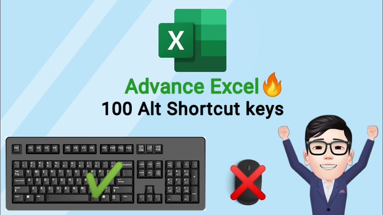 Advance Excel Shortcut Keys Jkadvanceexcel Youtube