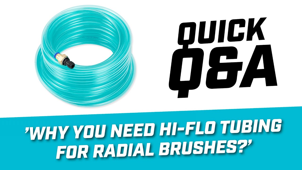 Why do you Need HI-FLO Tube for RADIAL Brushes? - YouTube