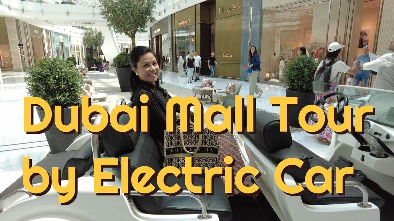 Dubai Mall Tour by Car - Dubai 2023 - YouTube