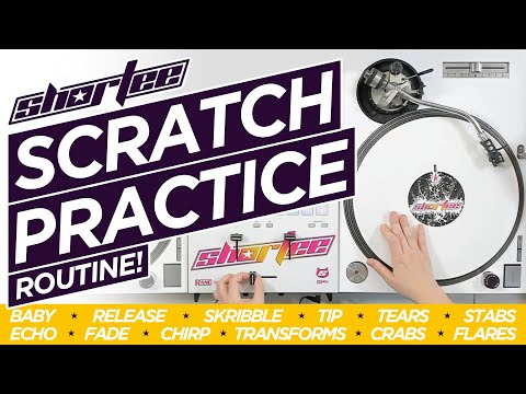 DJ SCRATCH PRACTICE ROUTINE | 12+ Scratch Techniques | Q&A Scratch Drill (Improve Your Scratching)