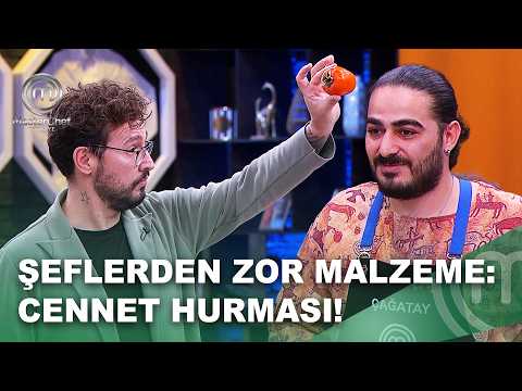 Cennet Hurması Çıktı, Çağatay Çok Zorlandı | MasterChef Türkiye 22.10.2025