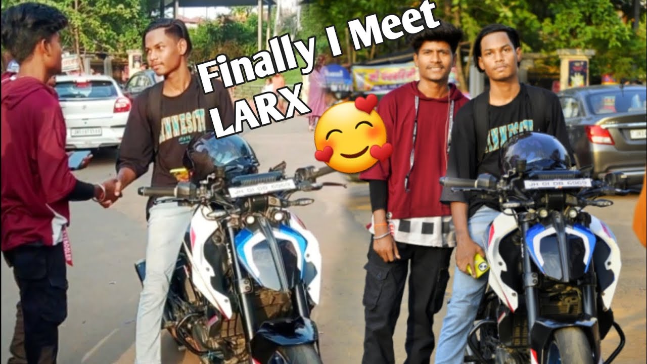 FINALLY I MET LARX 🥰 || @larx - YouTube