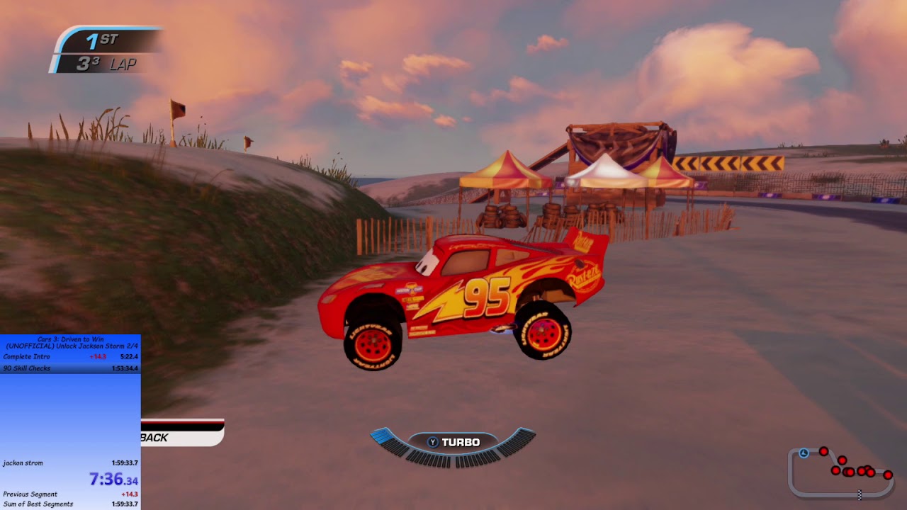 [PB] Cars 3: DtW - Storm% in 1:46:09.85 - YouTube