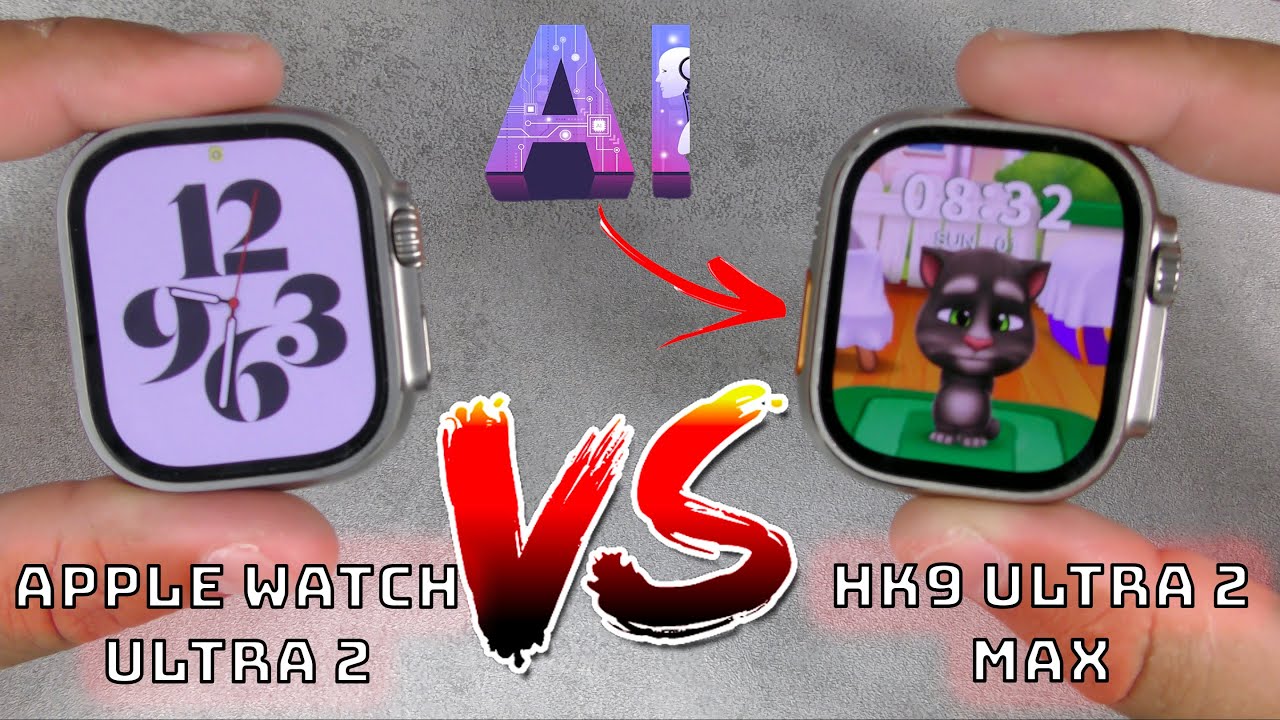 REAL vs FAKE: Apple Watch Ultra 2 VS HK9 Ultra 2 Max Smartwatch: The ...