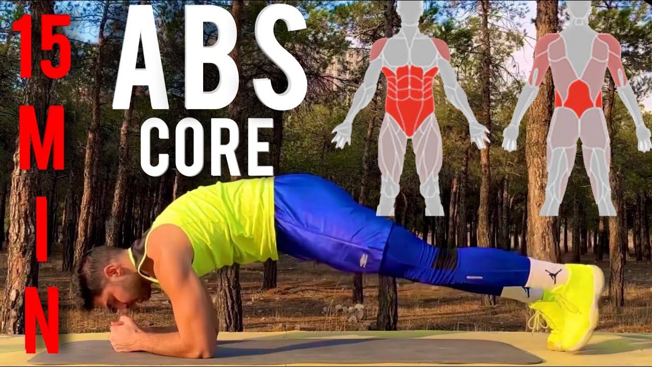 15 Mins Daily Abs And Core Workout - No Equipment - YouTube