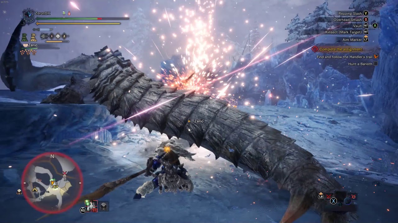 Monster Hunter World : IceBorne PC , Insect Glaive vs Barioth Story ...