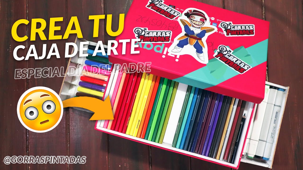 ¡ CREA TÚ CAJA DE MATERIALES DE ARTE ! - YouTube