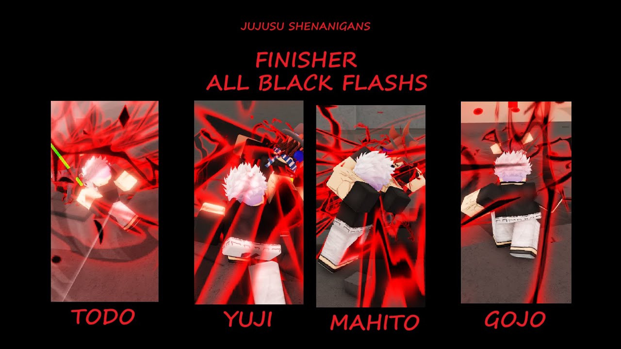 [Jujutsu Shenanigans] All Black Flash Finishers - YouTube