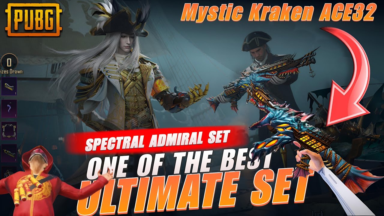 New ULTIMATE SPECTRAL ADMIRAL SET😍Mystic Kraken ACE32😍PUBG MOBILE | OP ...