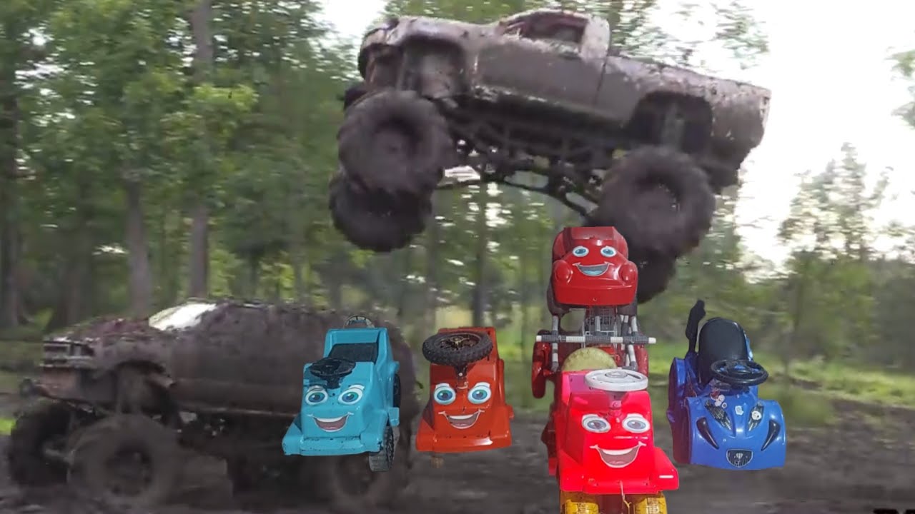 Toy car slides, offroad cars, excavators, ornamental fish, mud cars, rc ...