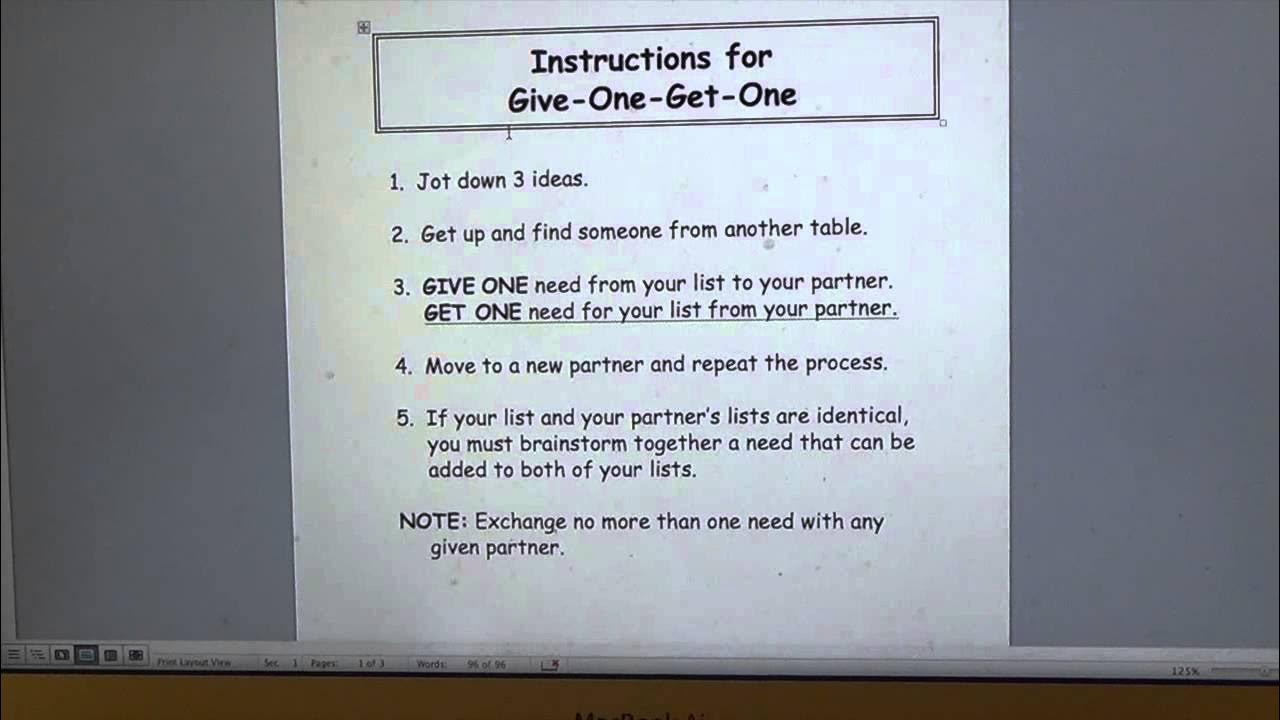 Increasing student engagement using Give One, Get One and Quadrant ...