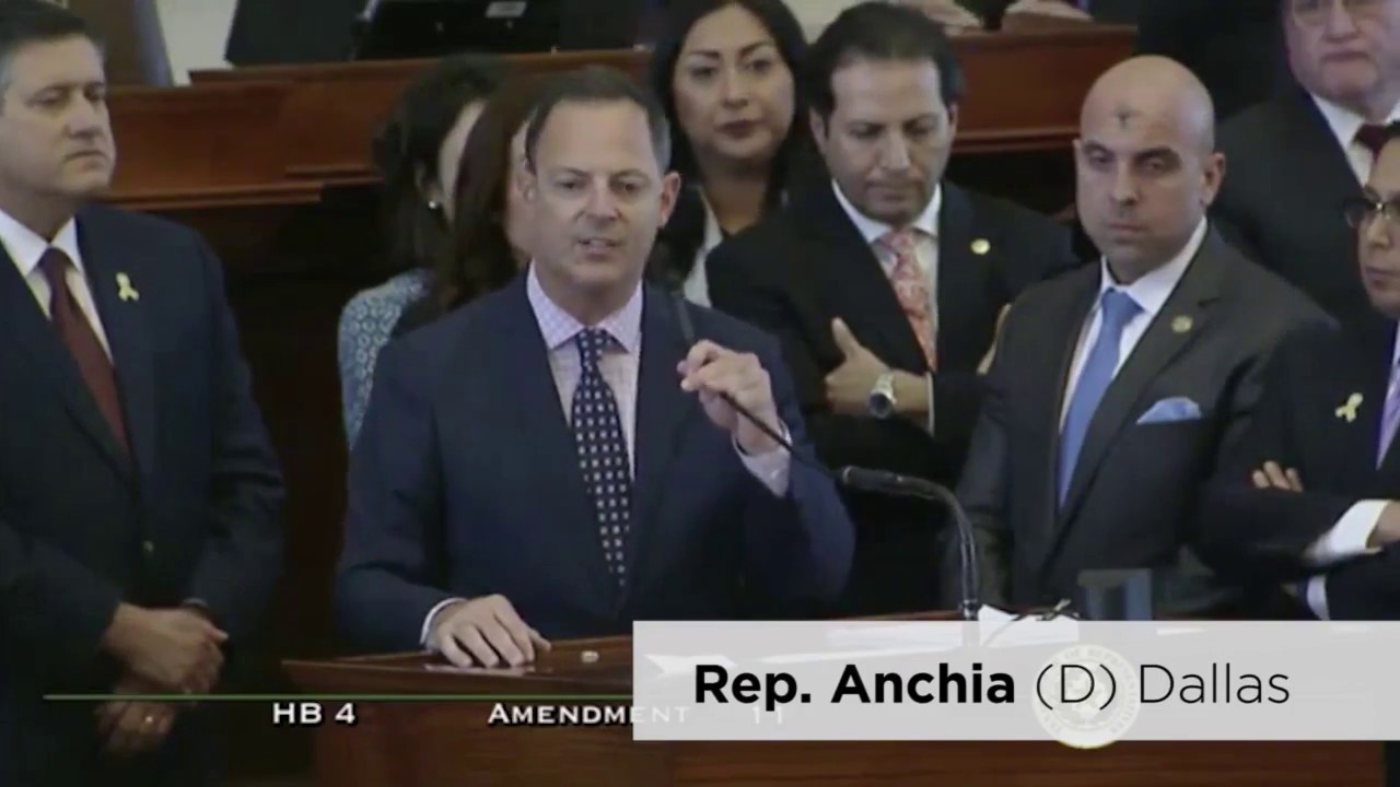 Rep. Rafael Anchía Blasts Anti-Immigrant Amendment to CPS Bill - YouTube