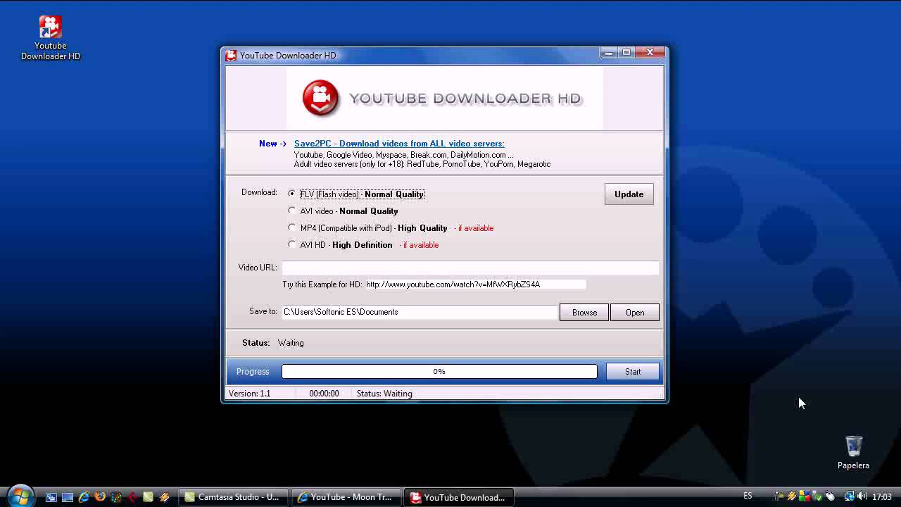 Cómo bajar vídeos de YouTube Vídeo Youtube Downloader HD Softonic 720p ...