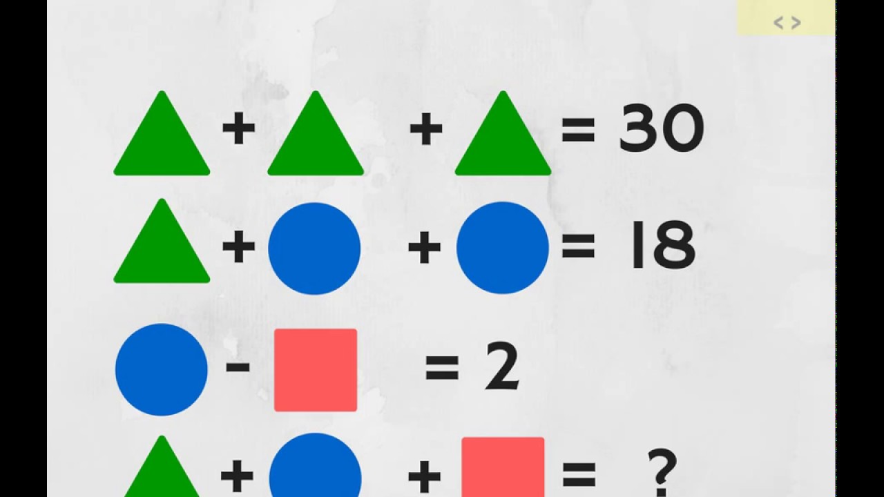 solve funny math game using only plus and minus - YouTube