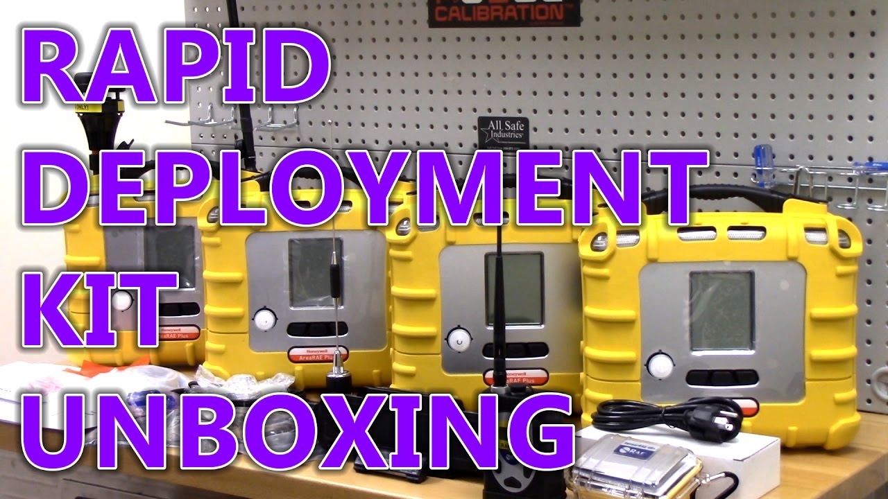 AreaRAE Plus Rapid Deployment Kit Unboxing - YouTube